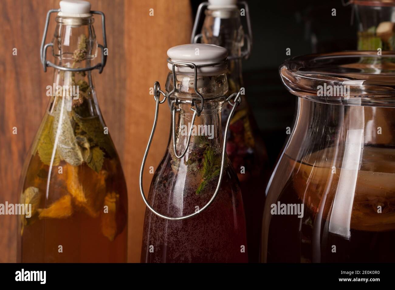 Kombucha (also tea mushroom, tea fungus, or Manchurian mushroom ...