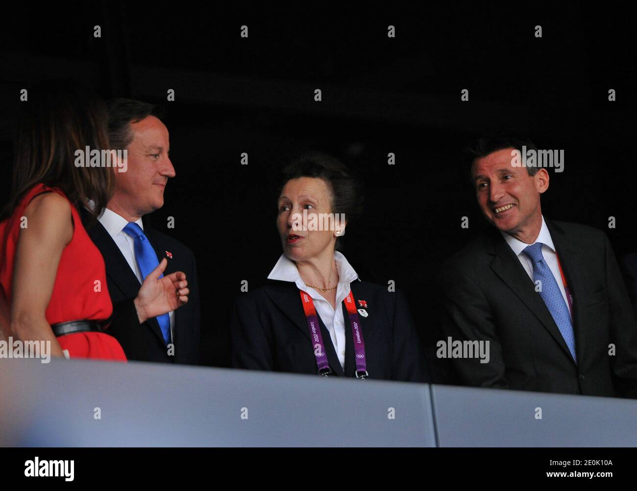 Lord coe in olympic stadium hi-res stock photography and images - Alamy