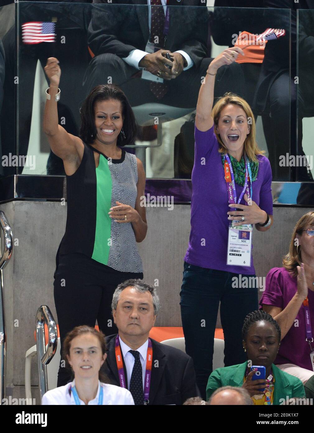 USA president's wife Michelle Obama assisting at the finals at the ...