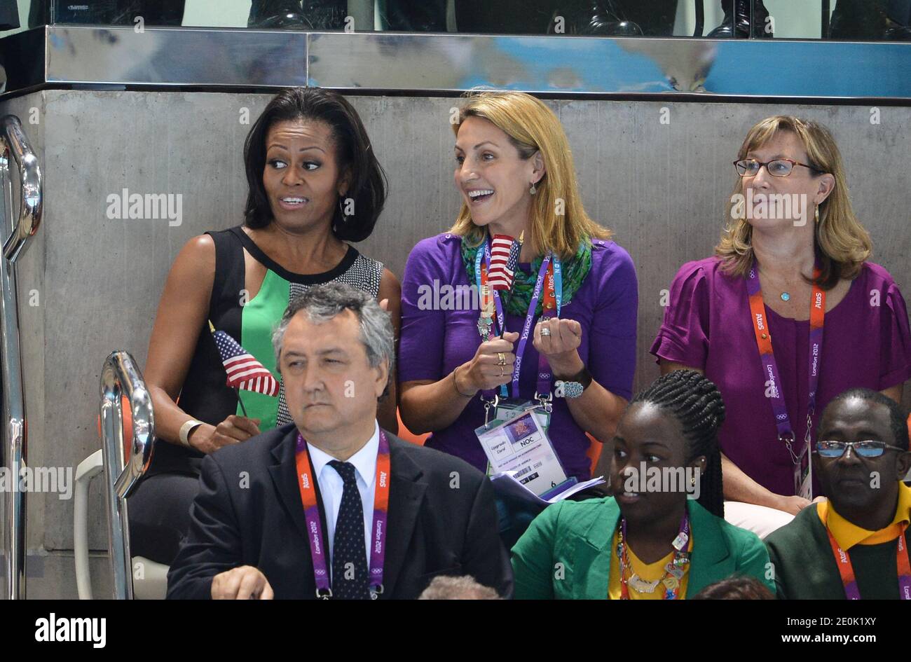 USA president's wife Michelle Obama assisting at the finals at the ...