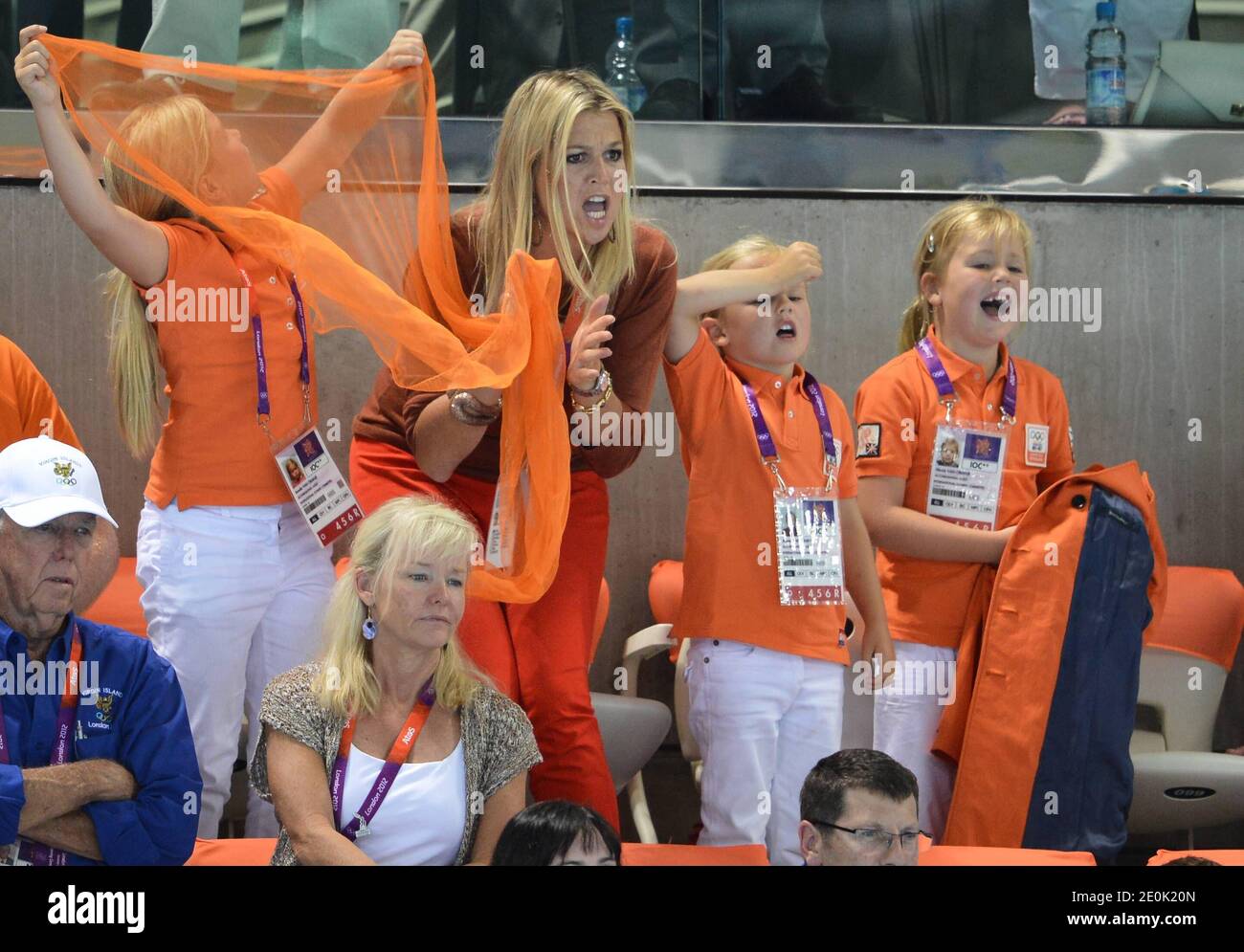 Prince Willem-Alexander, Princess Maxima and their daughters attend the ...