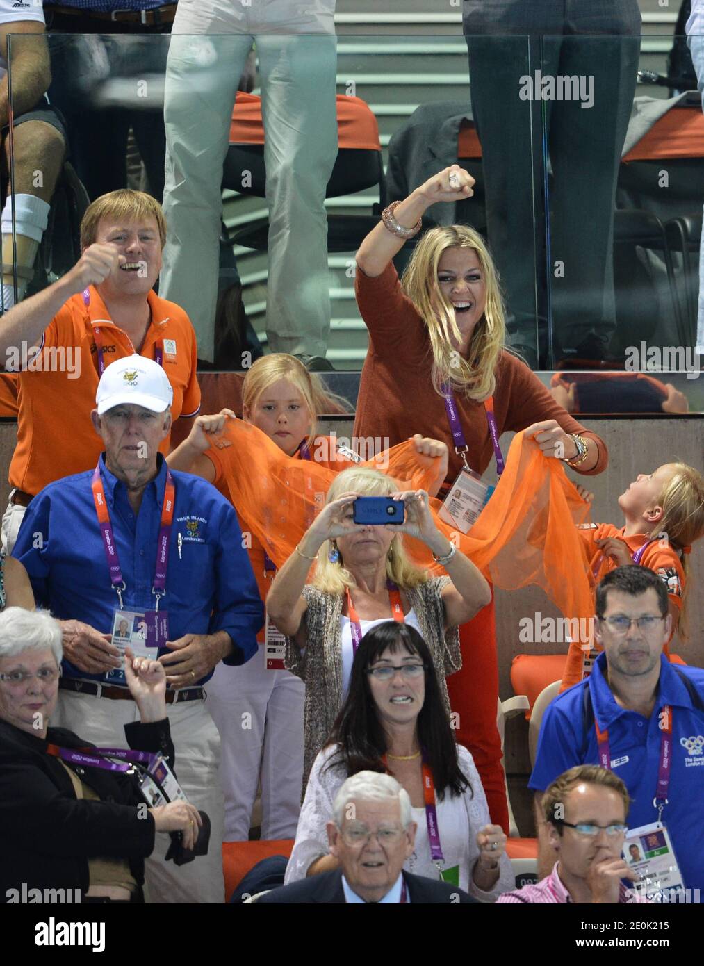 Prince Willem-Alexander, Princess Maxima and their daughters attend the ...