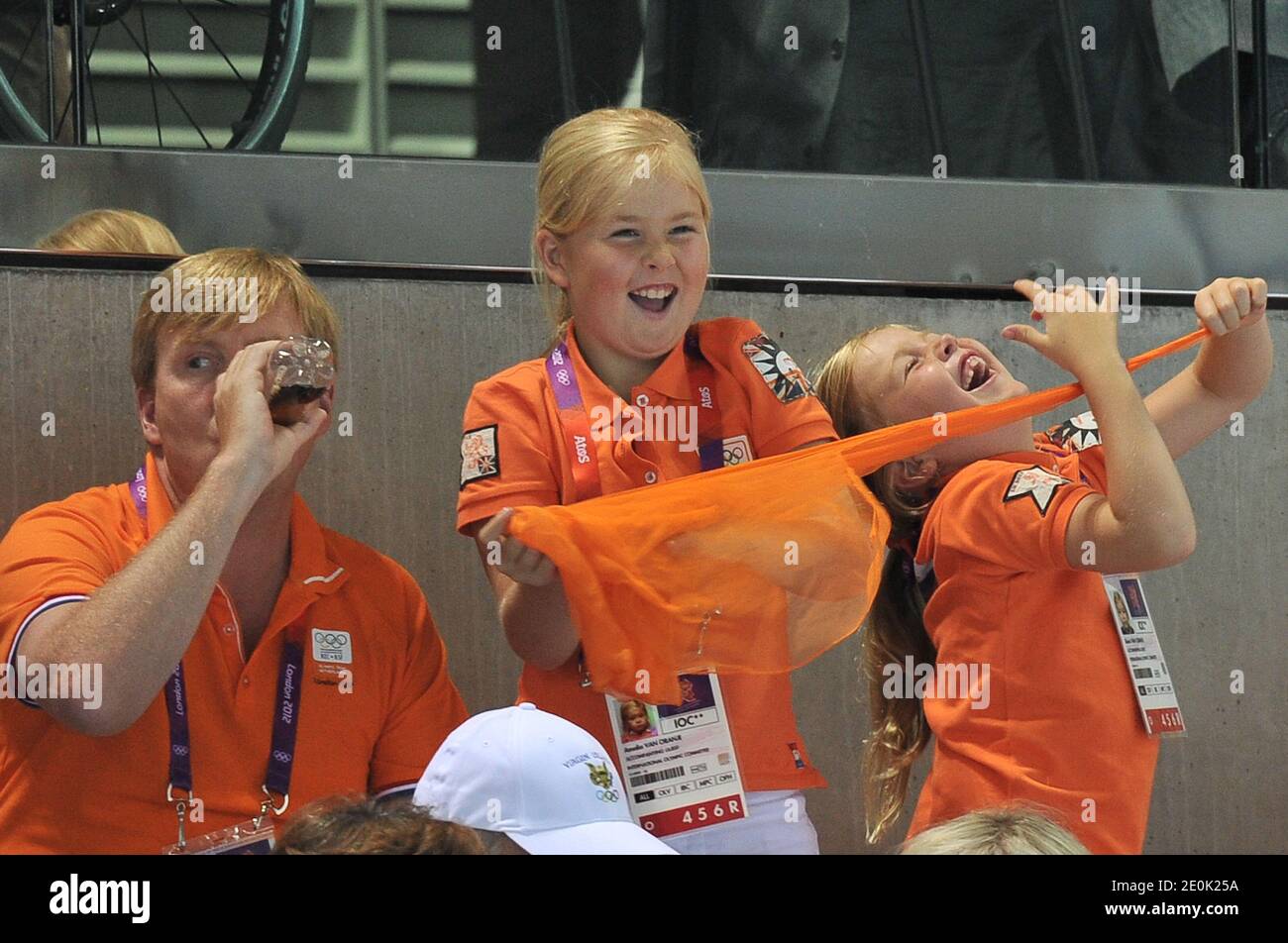 Prince Willem-Alexander, Princess Maxima and their daughters attend the ...