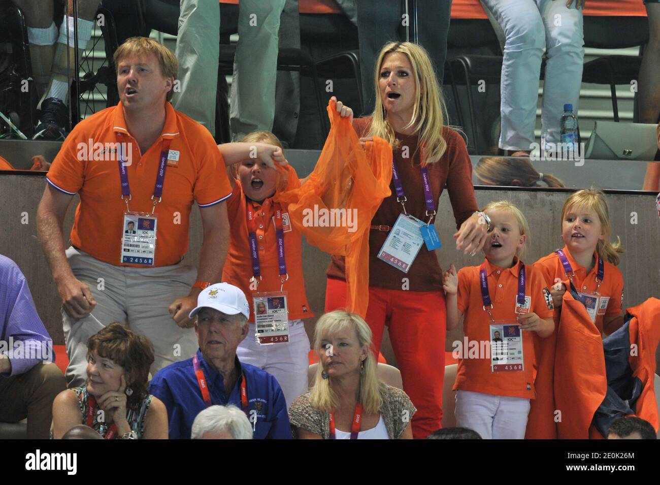 Prince Willem-Alexander, Princess Maxima and their daughters attend the ...