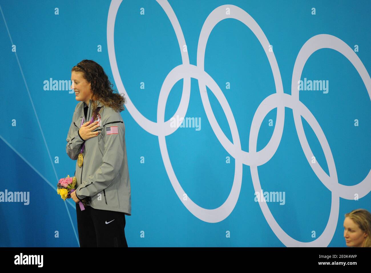 France's Camille Muffat won the silver medal in the final of 200 Meters ...
