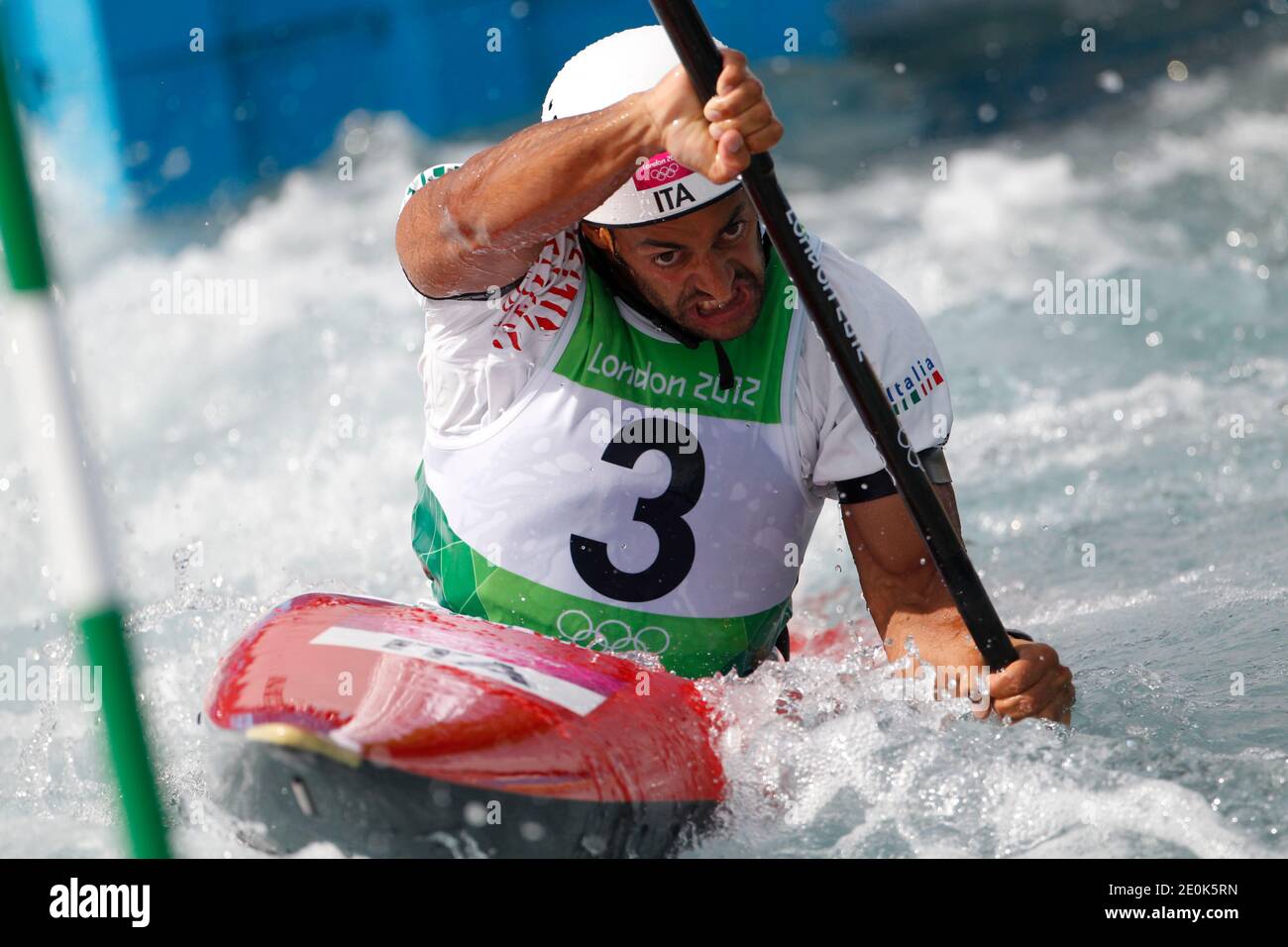 Italy's Daniele Molmenti wins Gold Medal during the Canoe Slalom Men's ...