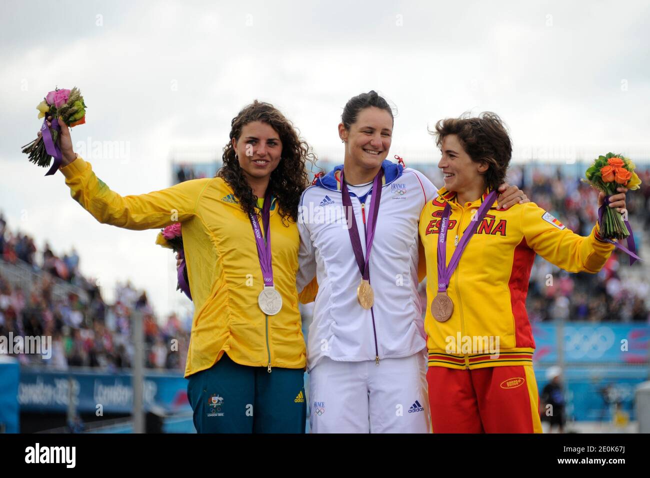 France's Emilie Fer wins the gold medal in the Kayak Single Women (K1 ...