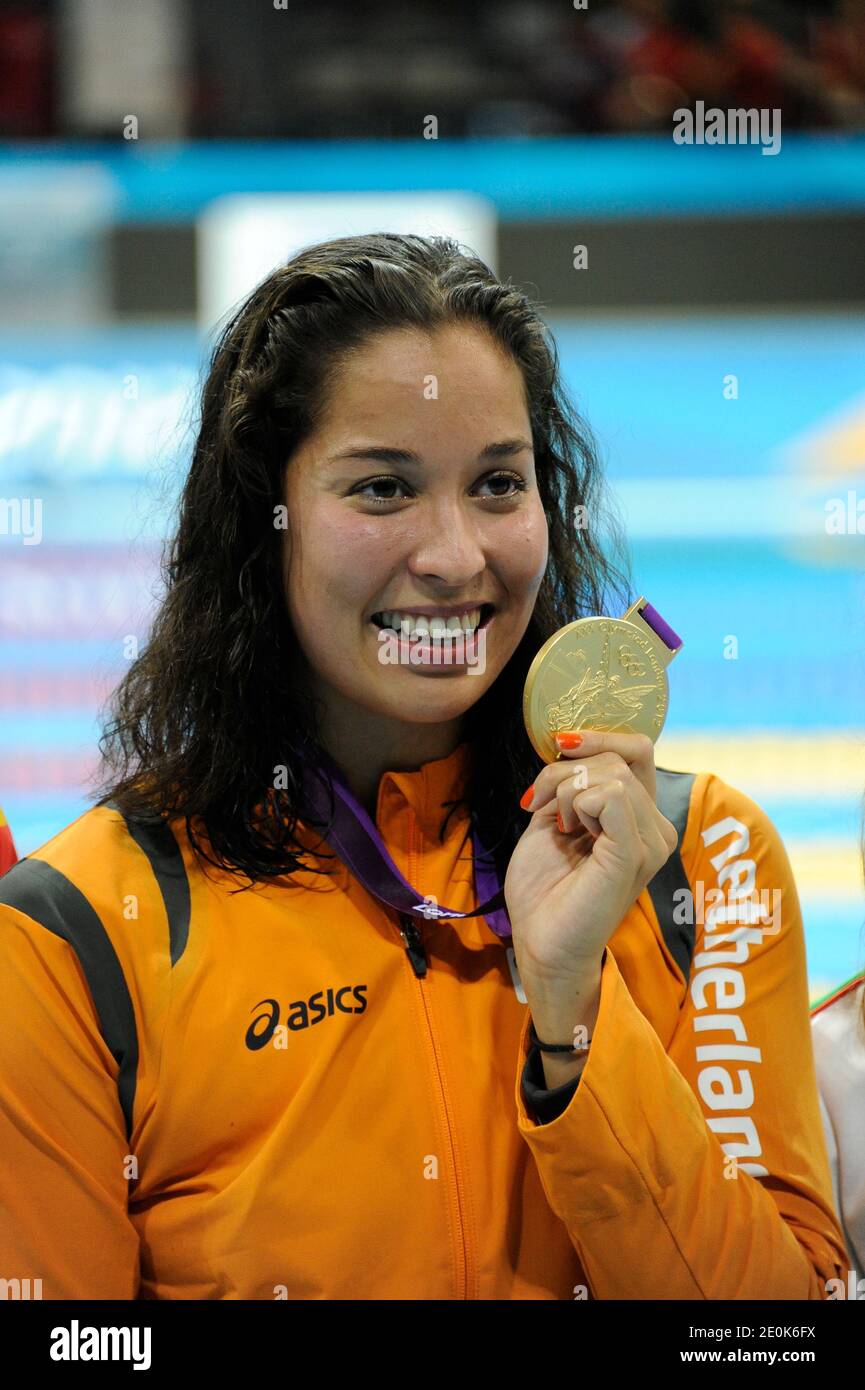 Nederland's Ranomi Kromowidjojo won the gold medal in the final of the ...