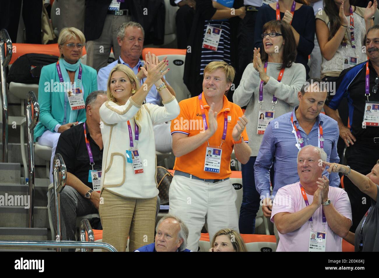 Prince Willem Alexander and Princess Maxima of the Netherlands during ...
