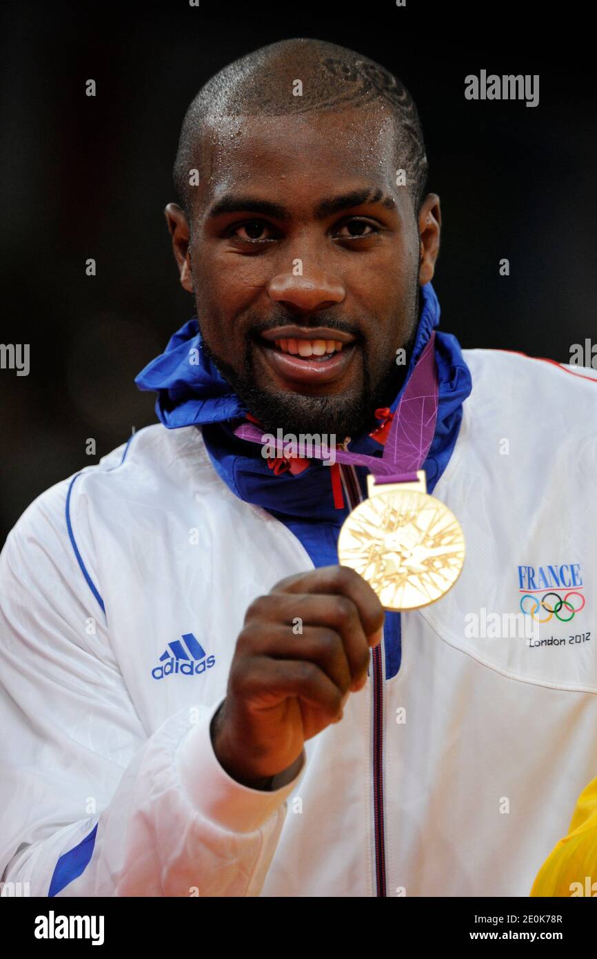 France's Teddy Riner winning the gold medal against Russia's Alexander ...