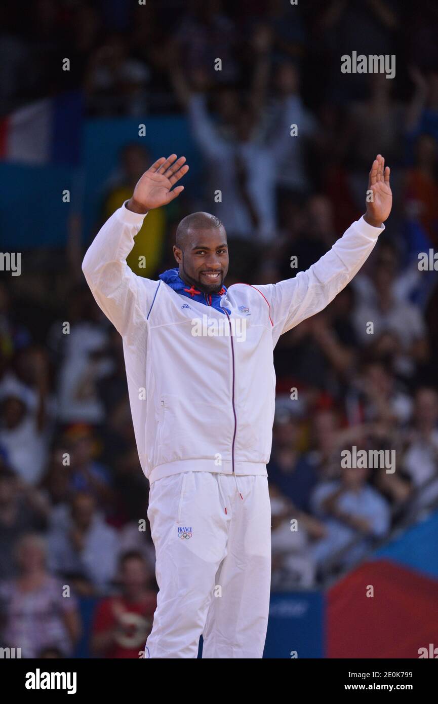 France's Teddy Riner celebrates after winning the Gold medal against ...