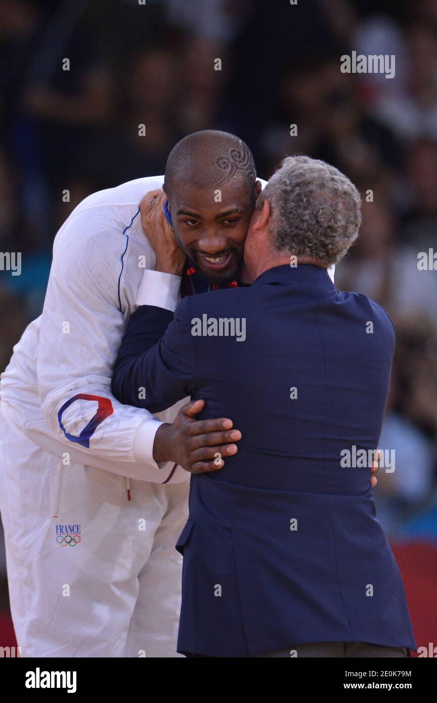 France's Teddy Riner celebrates with his Gold Medal after winning the ...