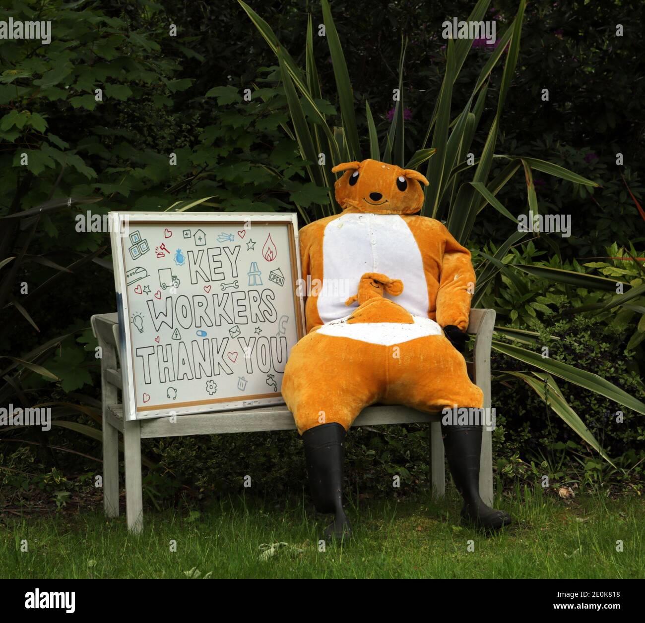 Goostrey Scarecrow Festival Stock Photo - Alamy