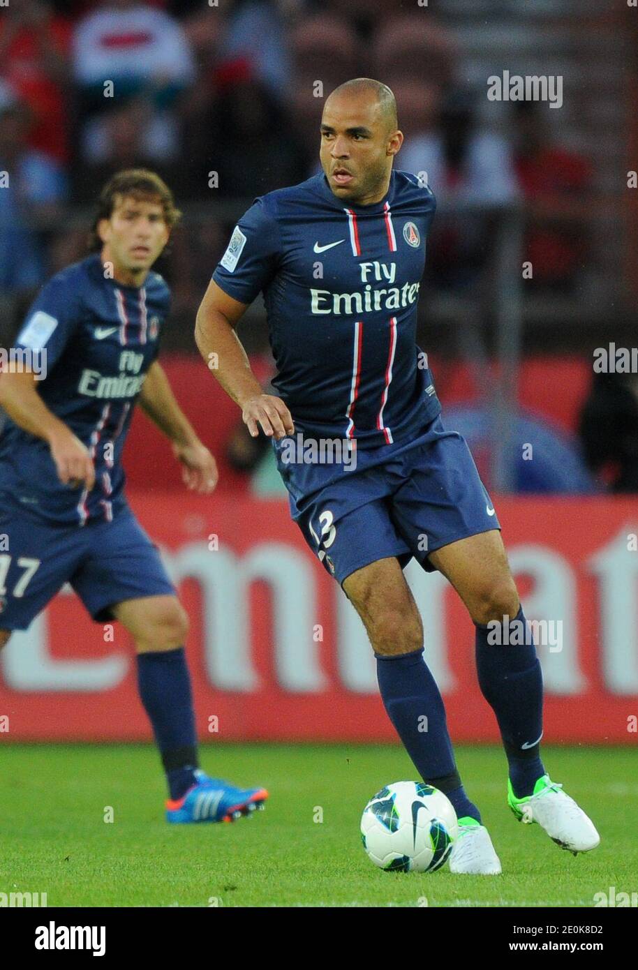 PSG's Alex during a friendly soccer match, Paris-Saint-Germain vs FC ...