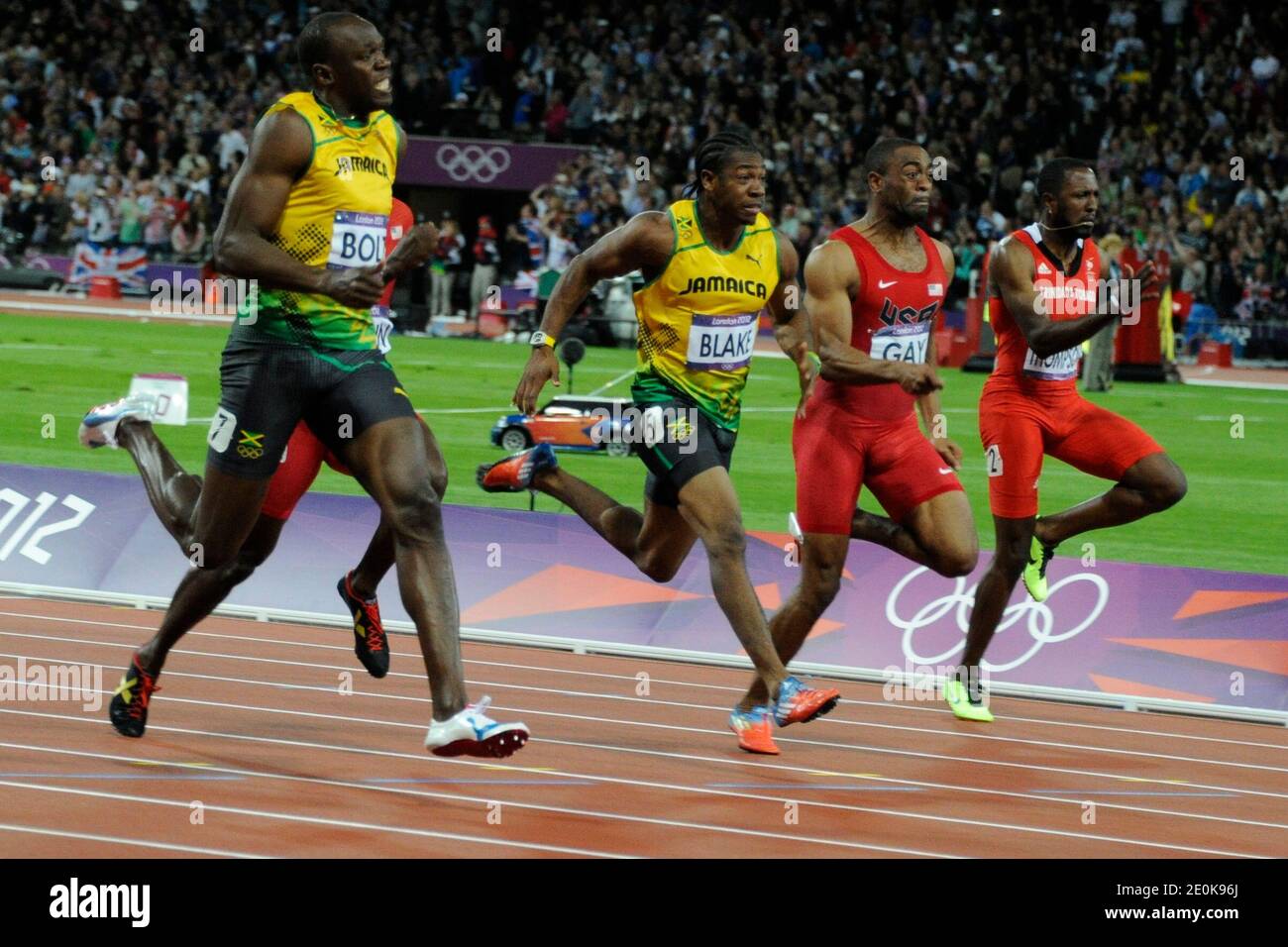 Usain bolt 2012 olympics 100 hi-res stock photography and images - Alamy