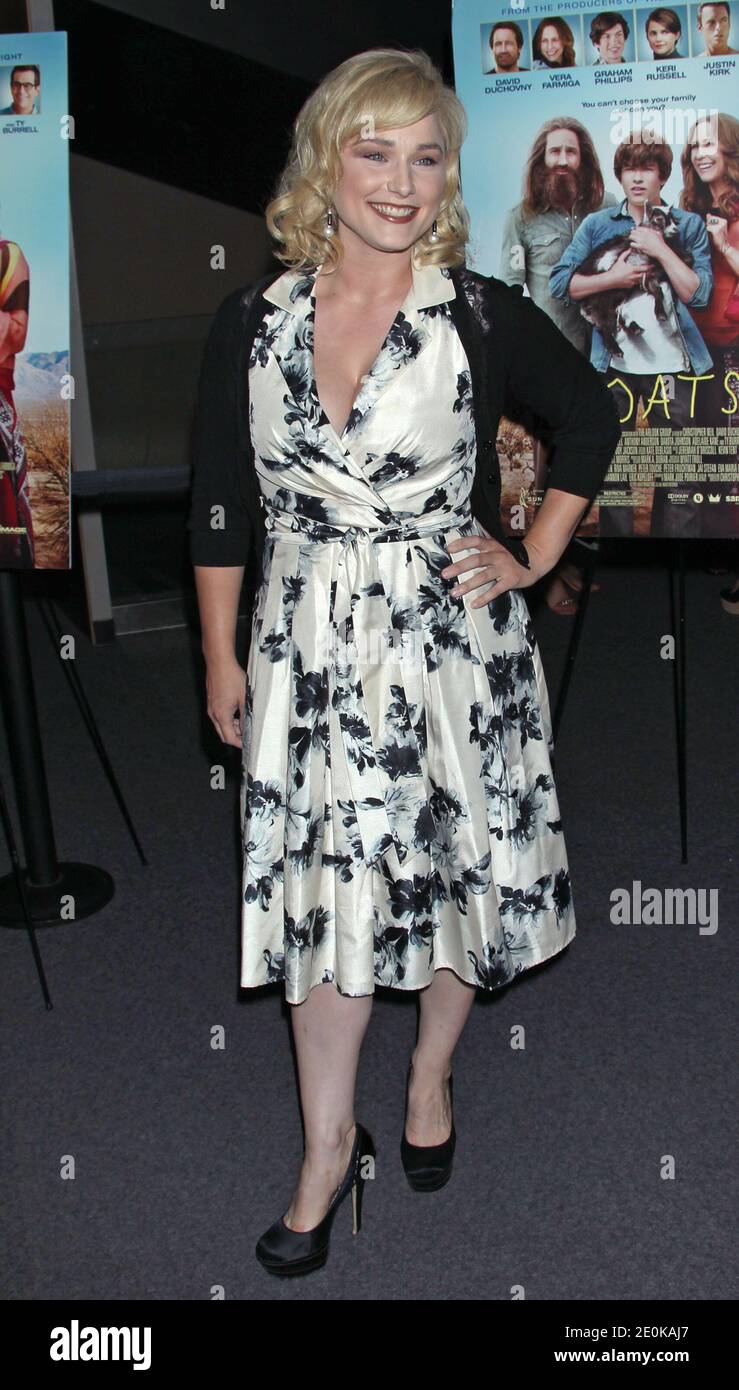 Natalie Victoria attending Image Entertainment's premiere for 'Goats ...