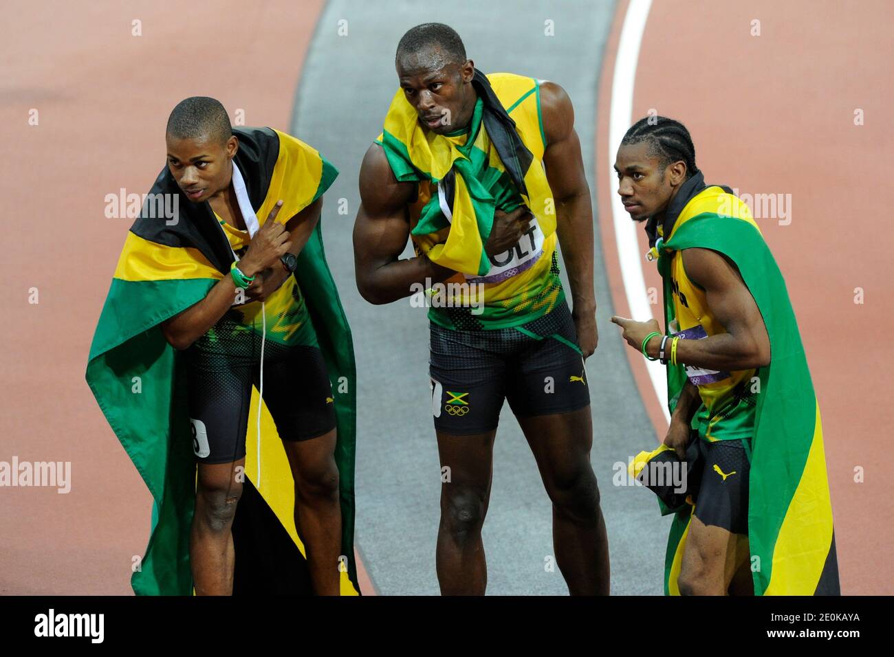 Jamaica's Usain Bolt wins the gold medal in the 200 Meters Men at ...