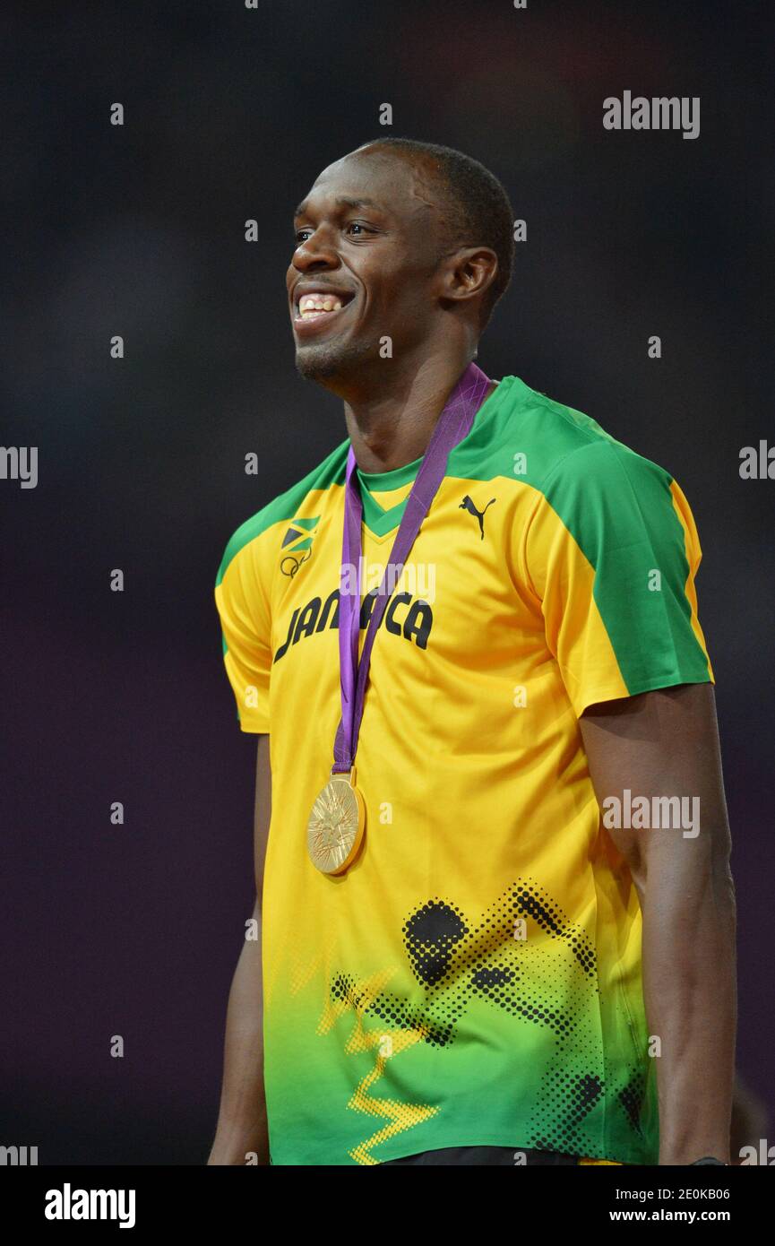 Yohan Blake, Warren Weir, Usain Bolt High Resolution Stock Photography ...
