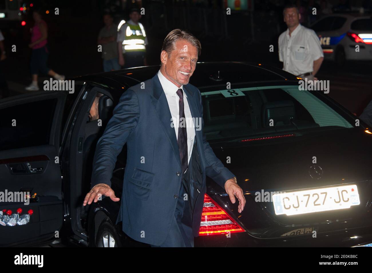 Dolph Lundgren arriving for the French premiere of the movie 'The ...