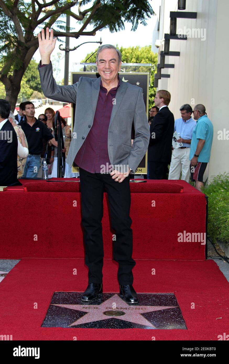 Neil Diamond honored with a Star on the Hollywood Walk of Fame at the ...