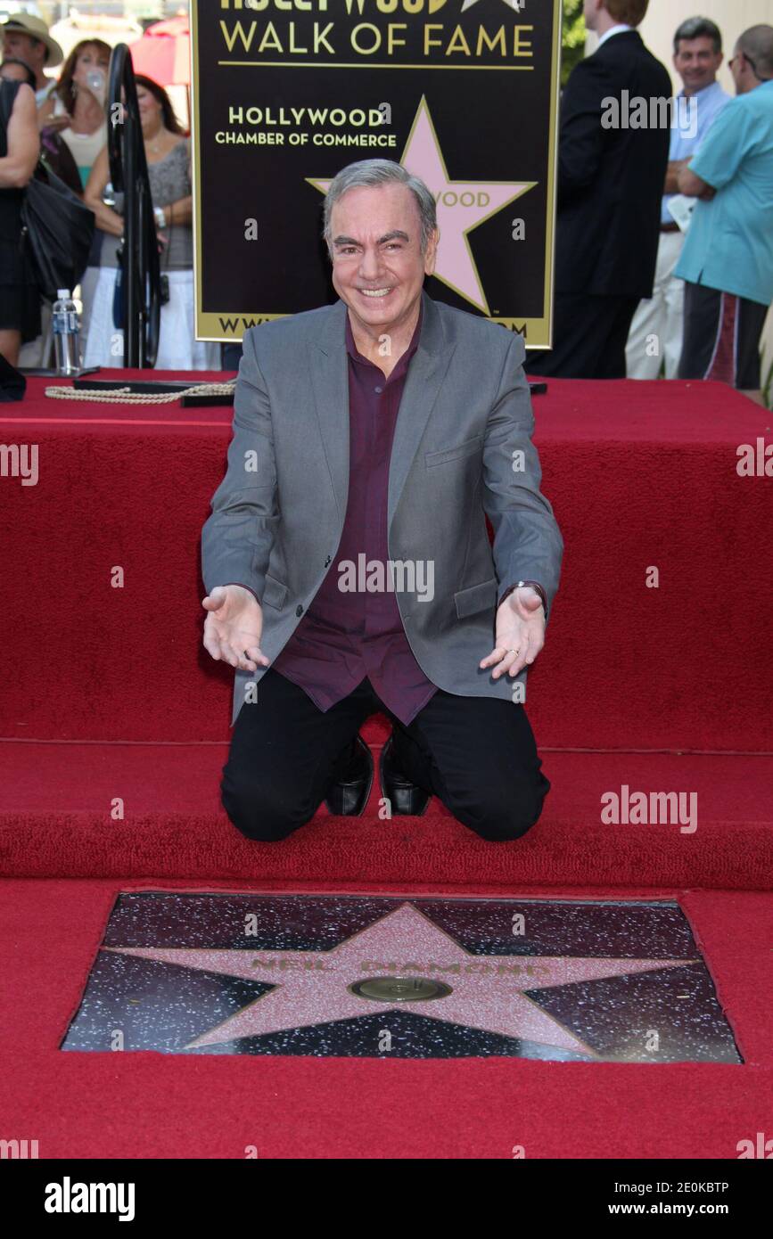 Neil Diamond honored with a Star on the Hollywood Walk of Fame at the ...