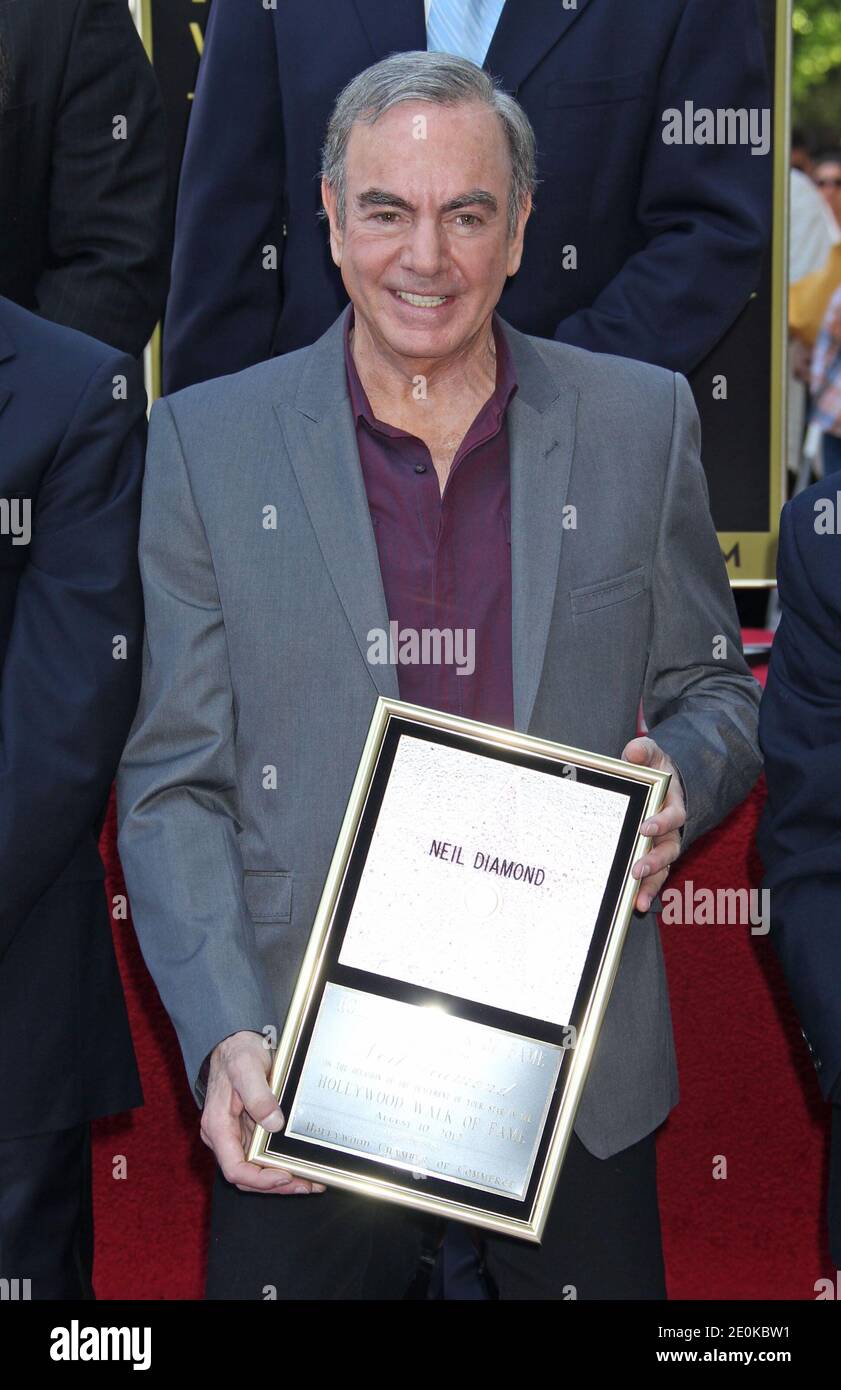 Neil Diamond honored with a Star on the Hollywood Walk of Fame at the ...