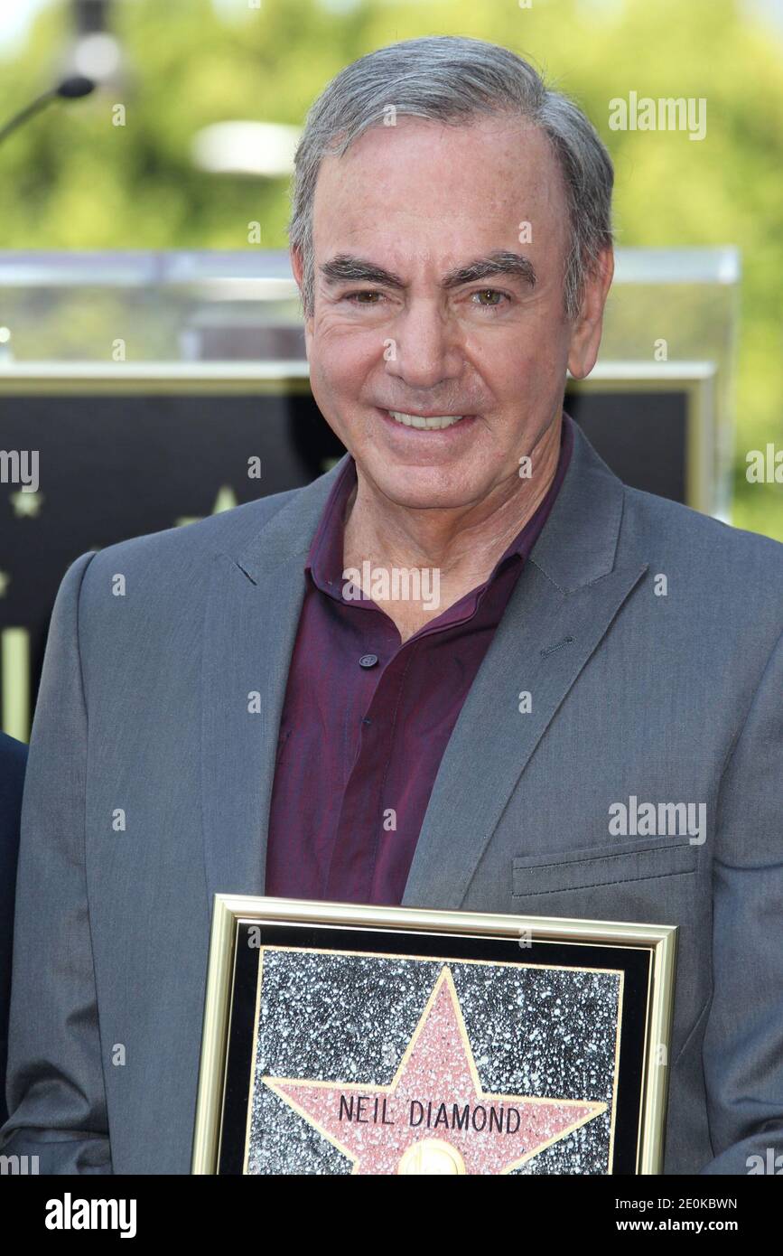Neil Diamond honored with a Star on the Hollywood Walk of Fame at the ...