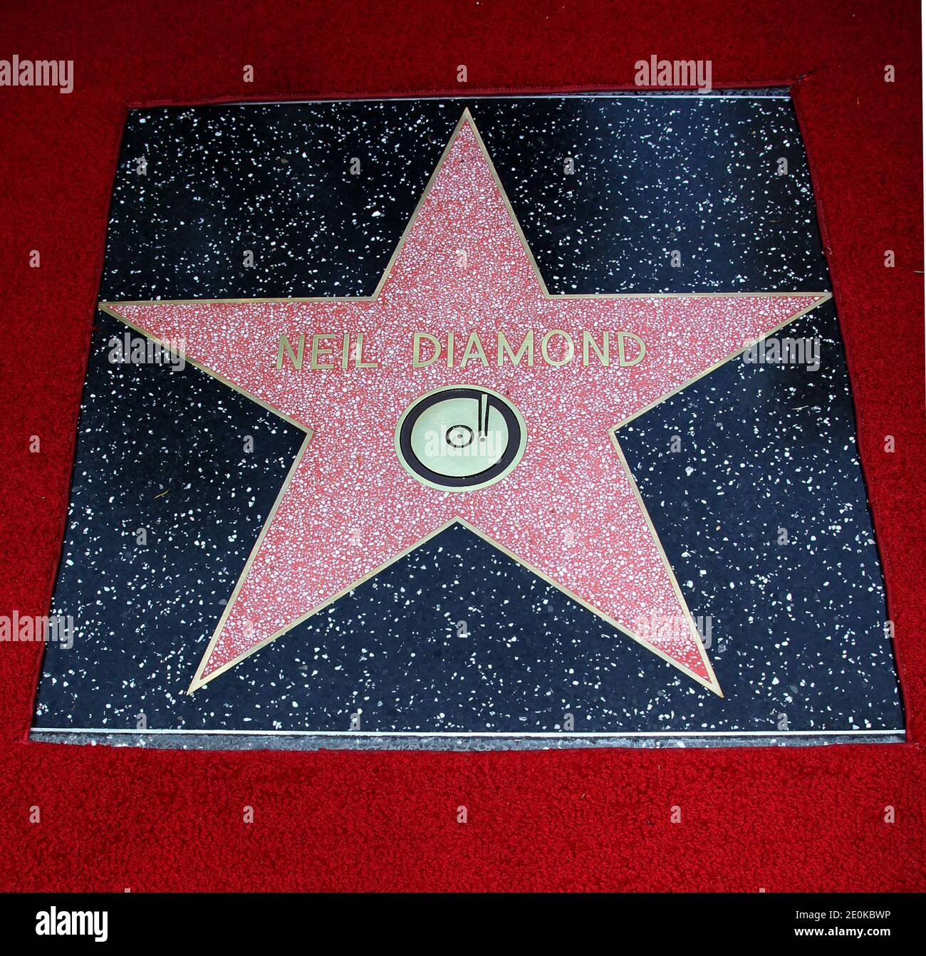 Neil Diamond honored with a Star on the Hollywood Walk of Fame at the ...