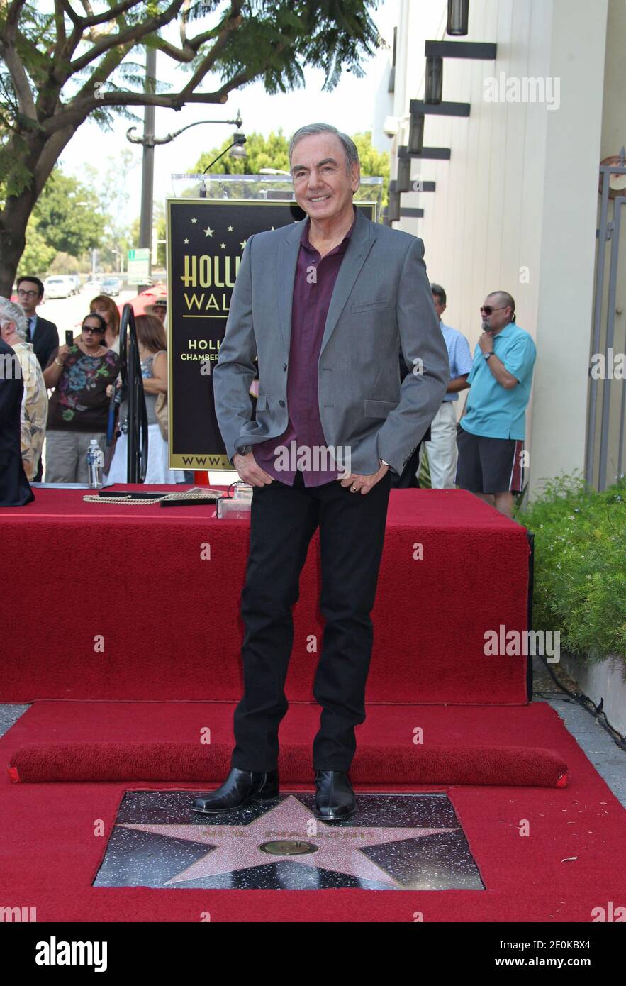 Neil Diamond honored with a Star on the Hollywood Walk of Fame at the ...