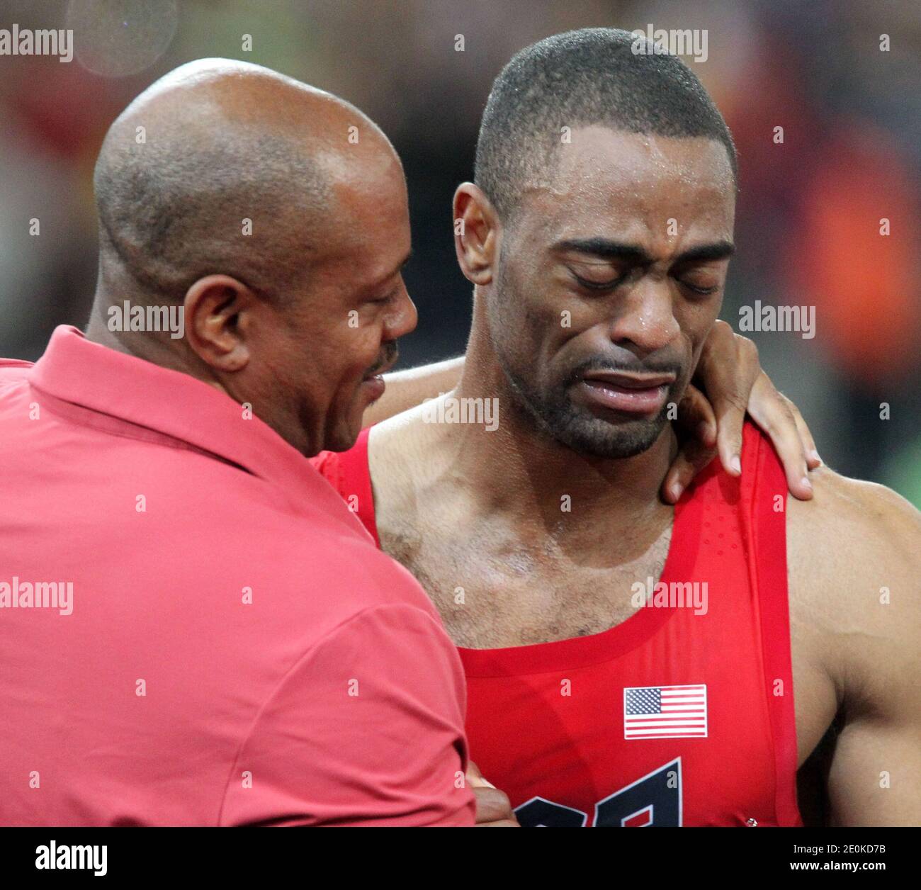 Top US sprinter Tyson Gay and Jamaica's former 100m world record holder ...