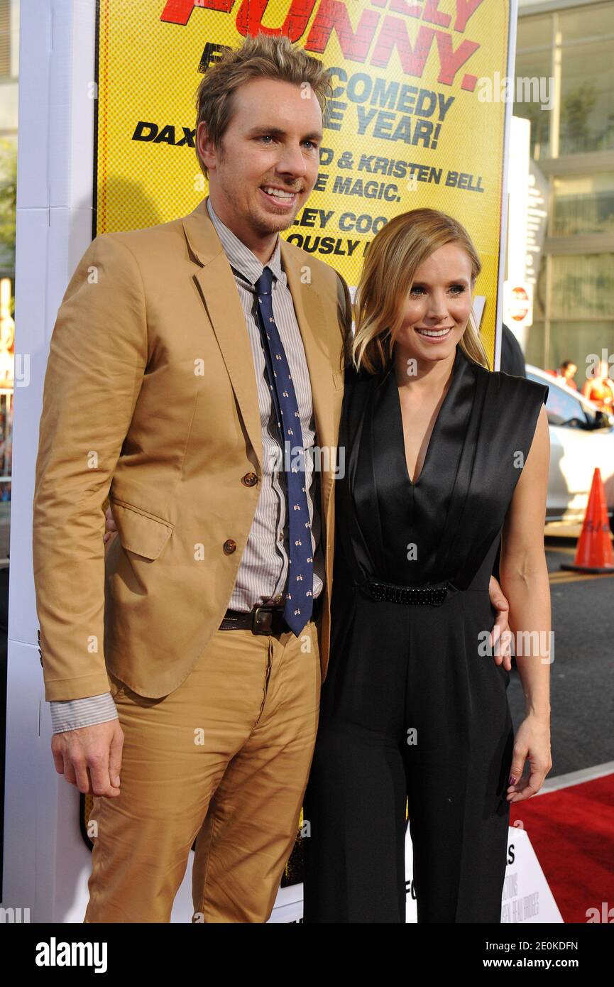 Dax Shepard and Kristen Bell arrive at the Los Angeles premiere of 'Hit ...