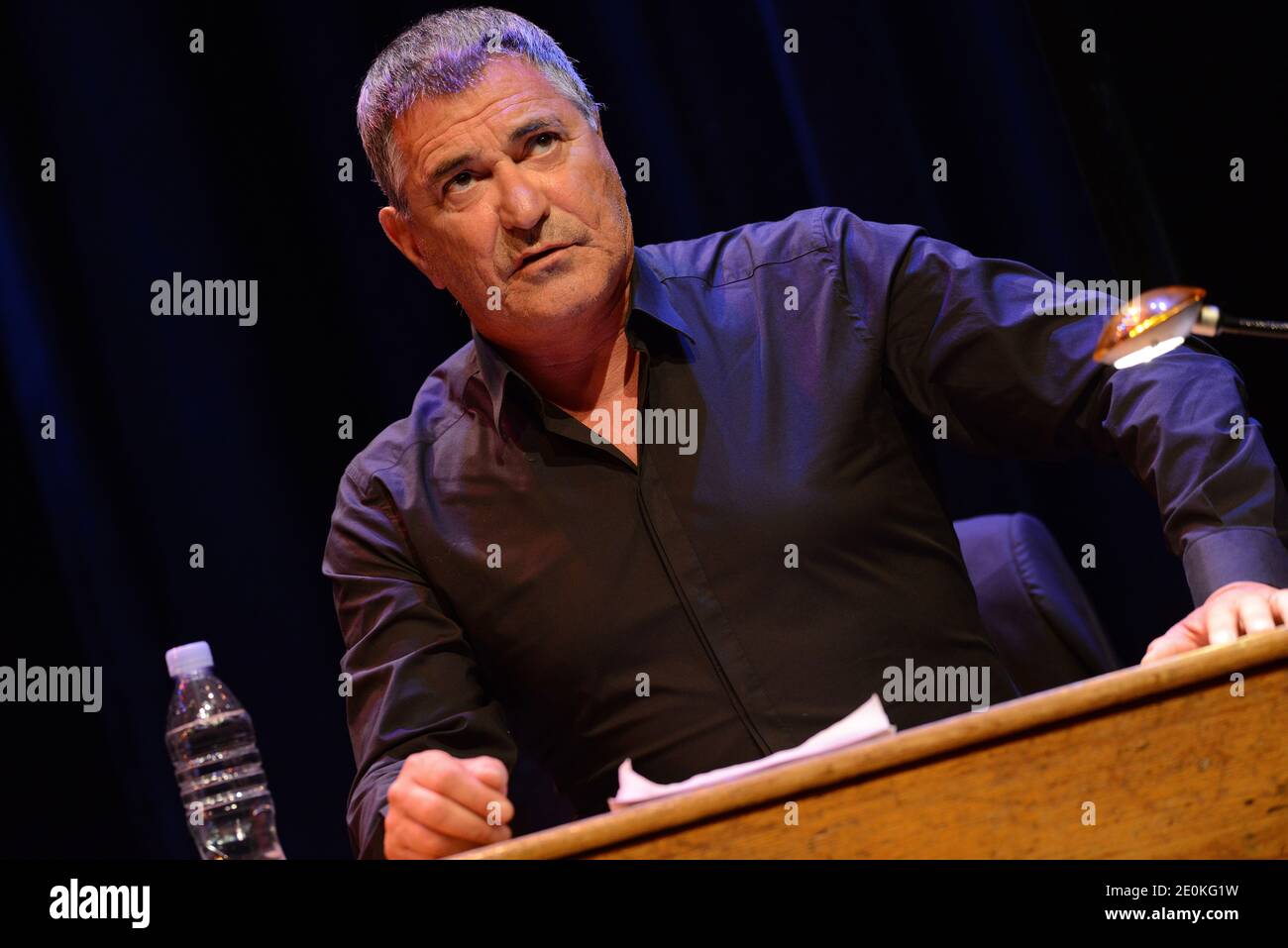 Humorist Jean-Marie Bigard during a press presentation of his show 'N°9 ...