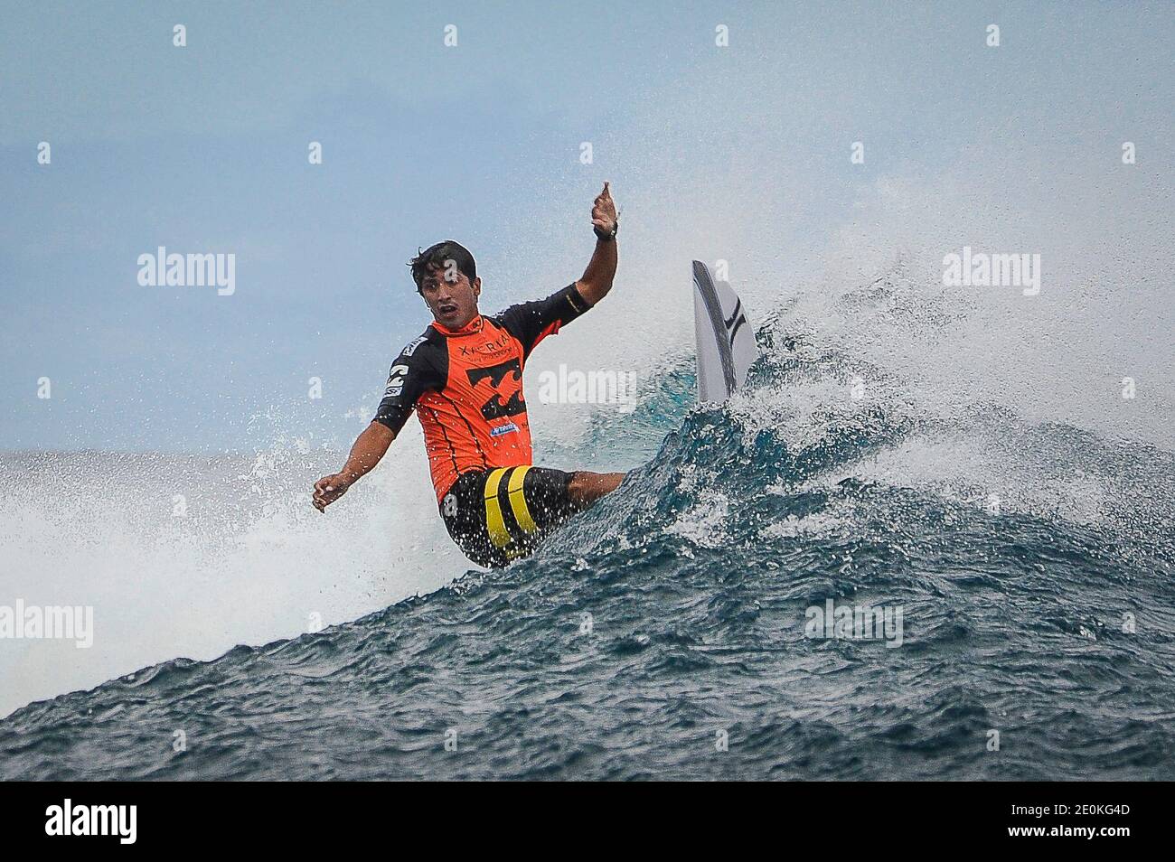 Australia's Mike Fanning during the Billabong Pro Tahiti Stage 3 in ...