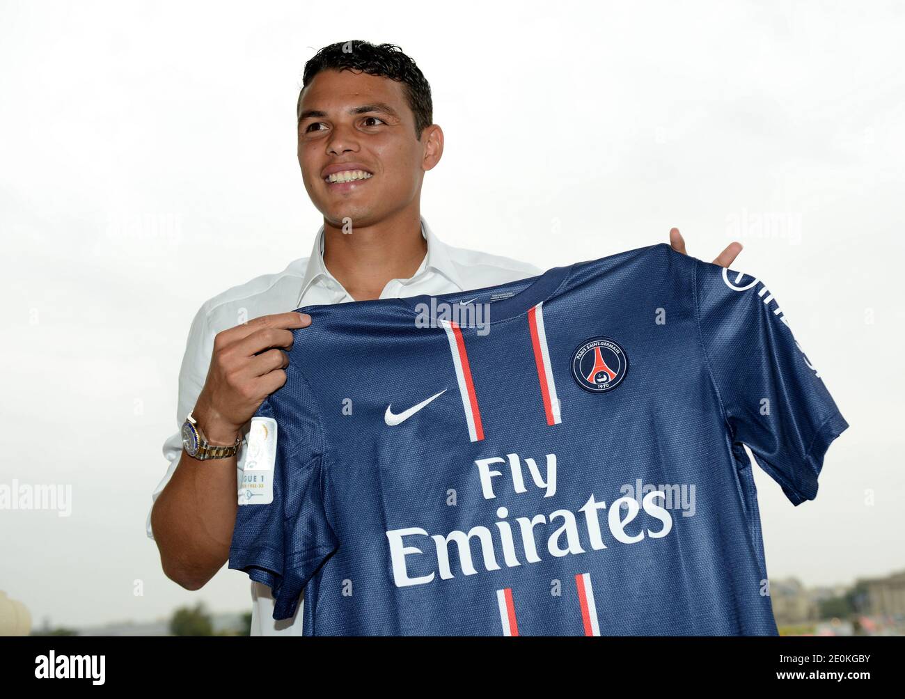 Paris Saint-Germain's (PSG) football club's newly recruited Brazilian ...