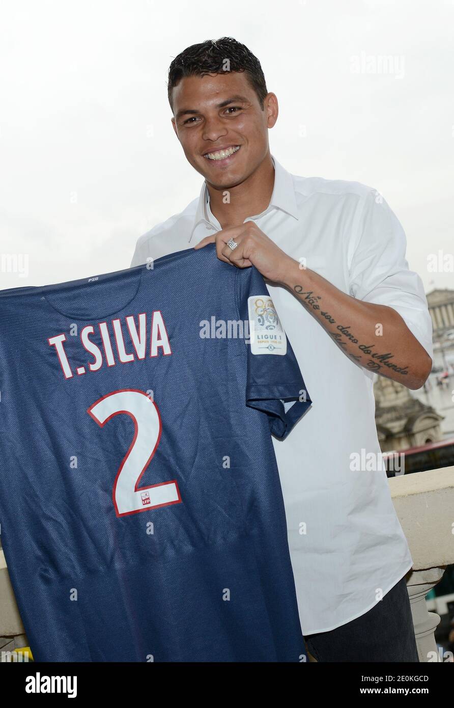 Paris Saint-Germain's (PSG) football club's newly recruited Brazilian ...