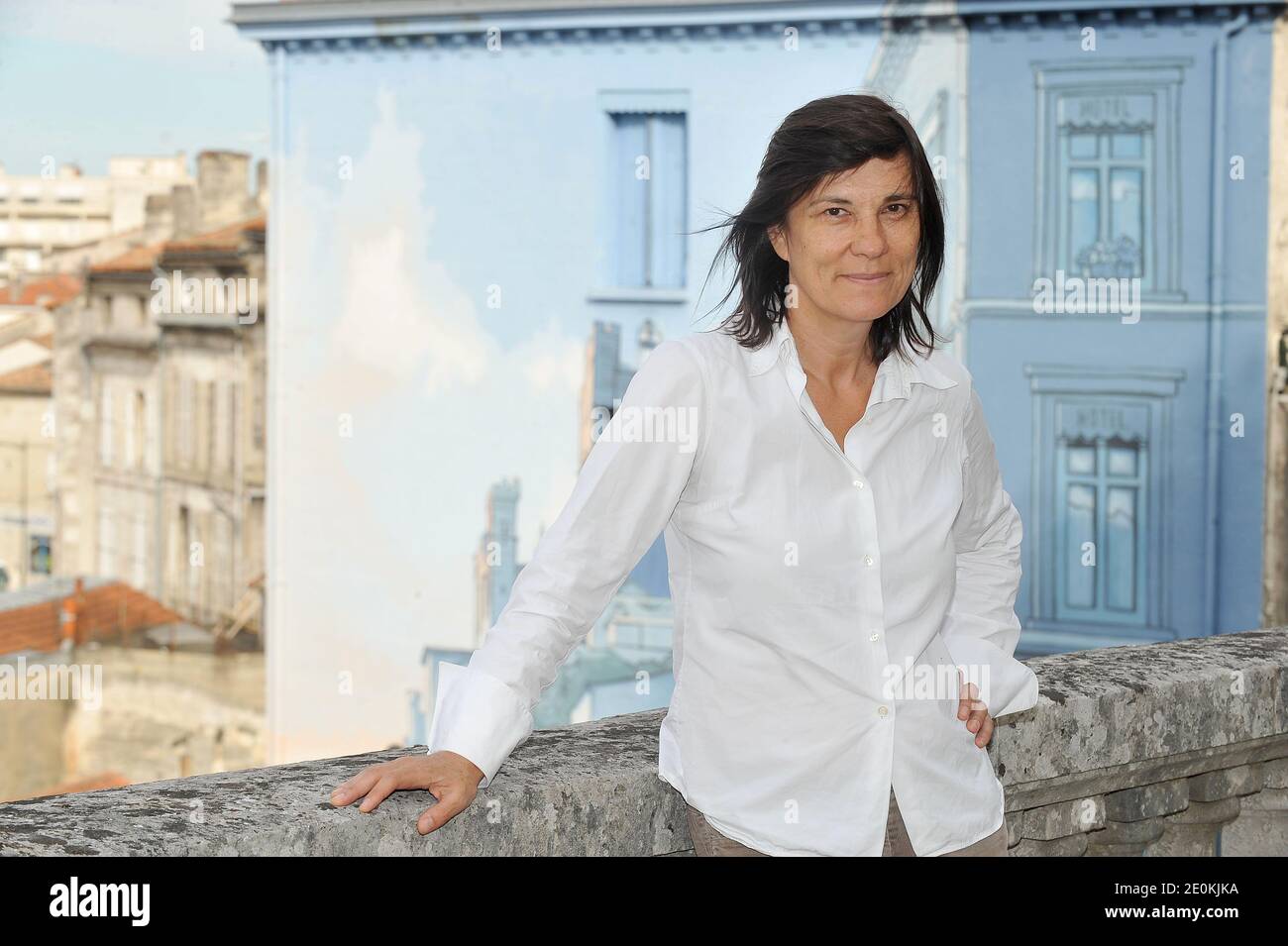 Director Catherine Corsini poses for the photocall of 'Trois Mondes ...