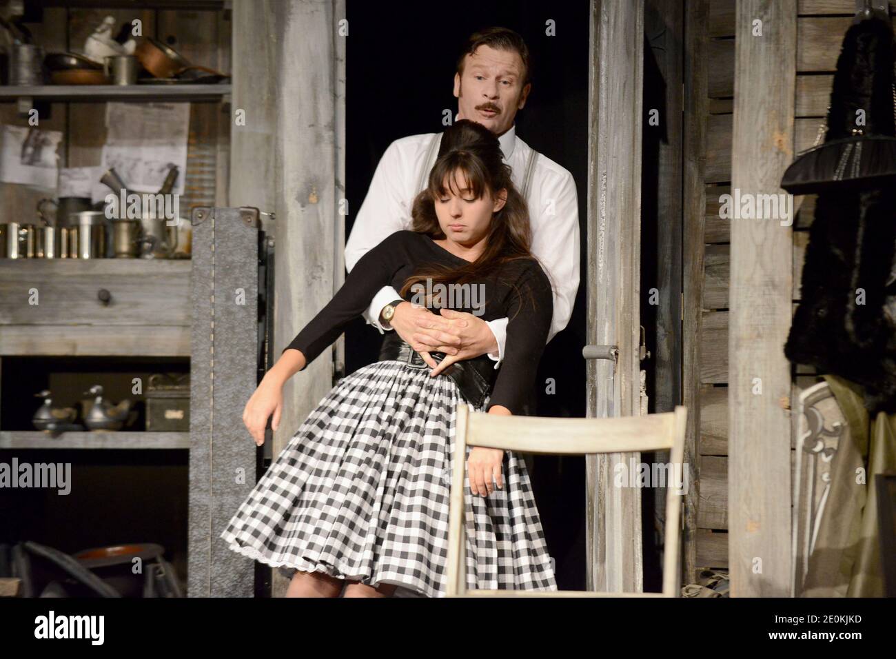 Manon Gilbert and Philippe Lelievre performing new play 'Julie des ...