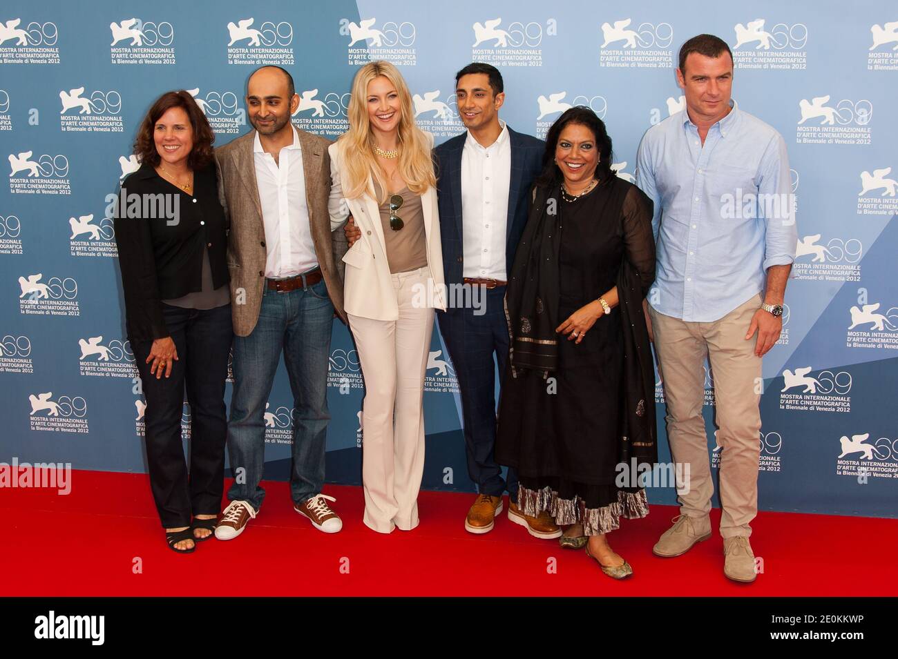(L-R) Producer Lydia Dean Pilcher, co-screenwriter Mohsin Hamid ...