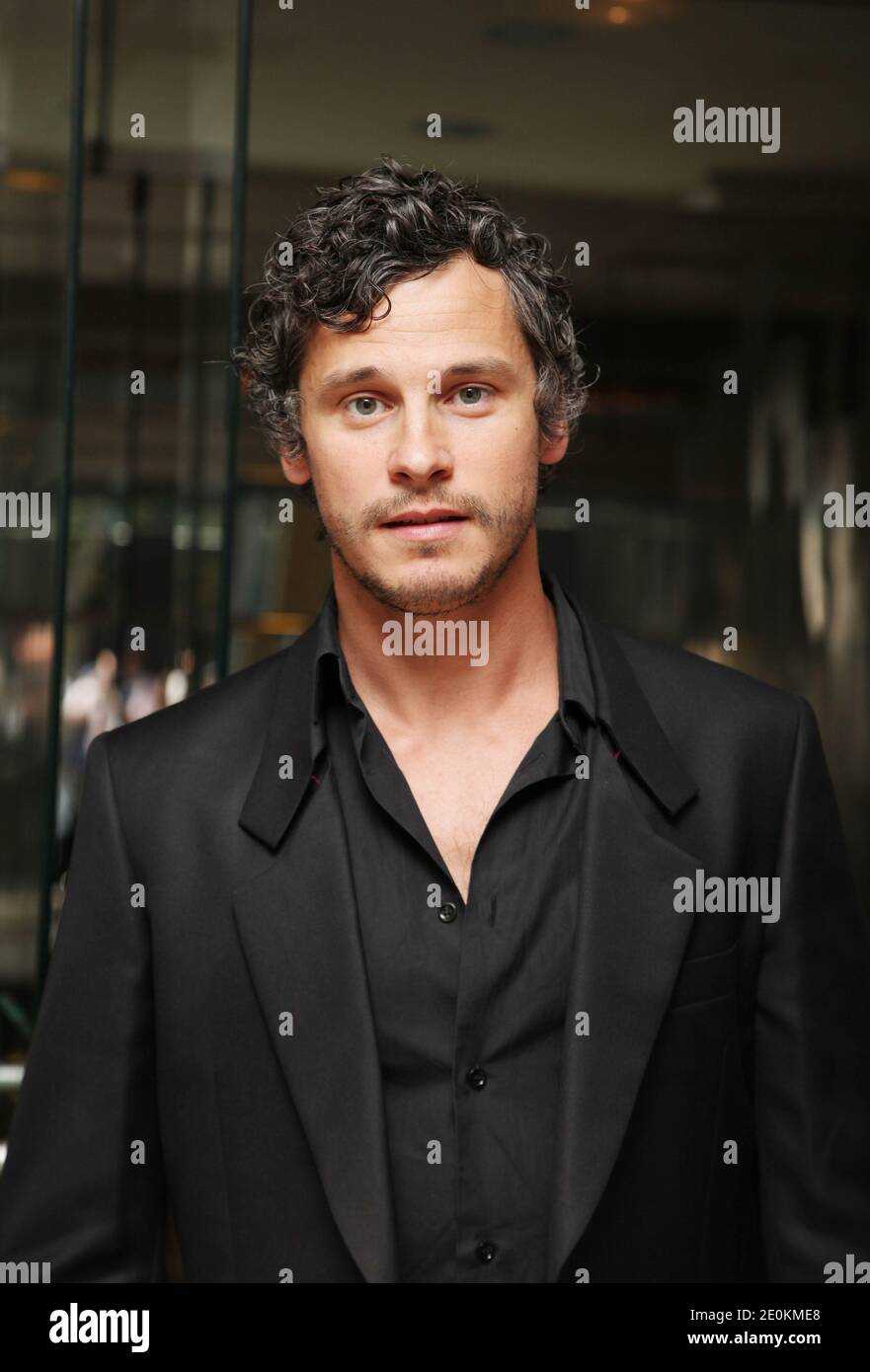 EXCLUSIVE. Nicolas Giraud arriving at a TV Taping in Paris, France on August 29, 2012. Photo by ...