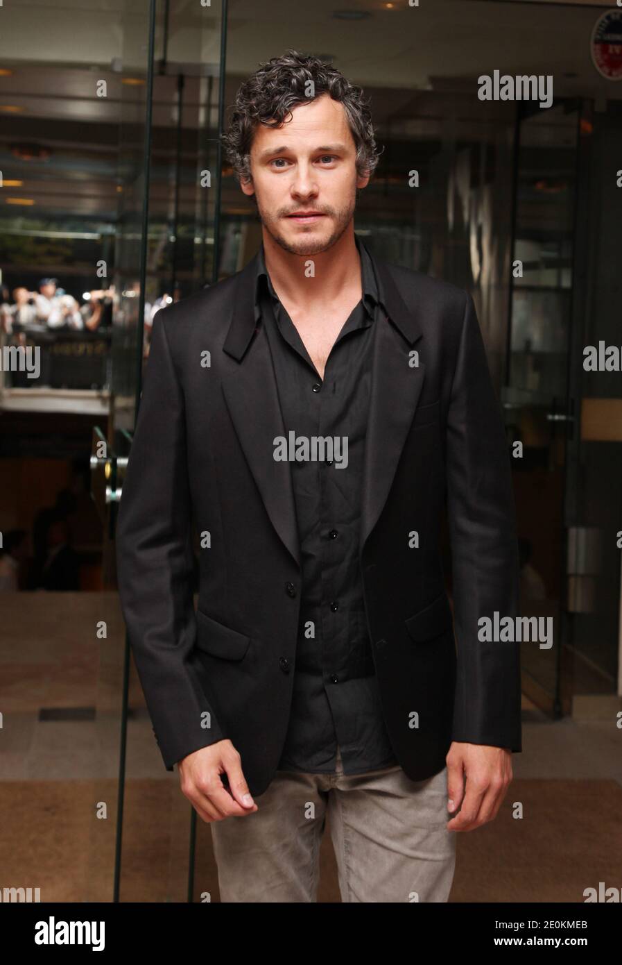 EXCLUSIVE. Nicolas Giraud arriving at a TV Taping in Paris, France on ...