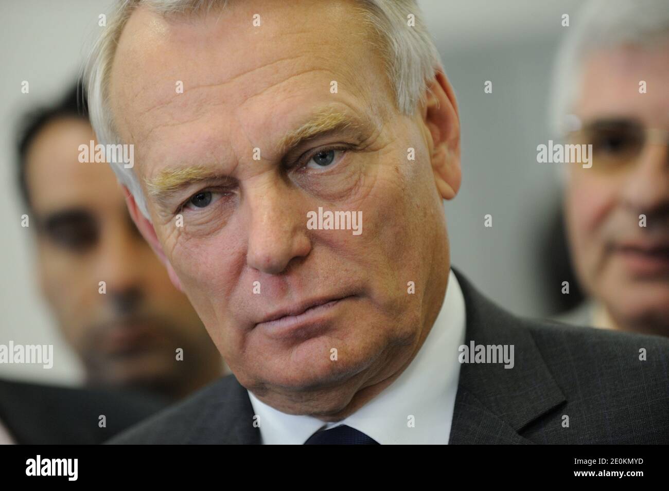 French Prime Minister Jean-Marc Ayrault visits the middle school ...