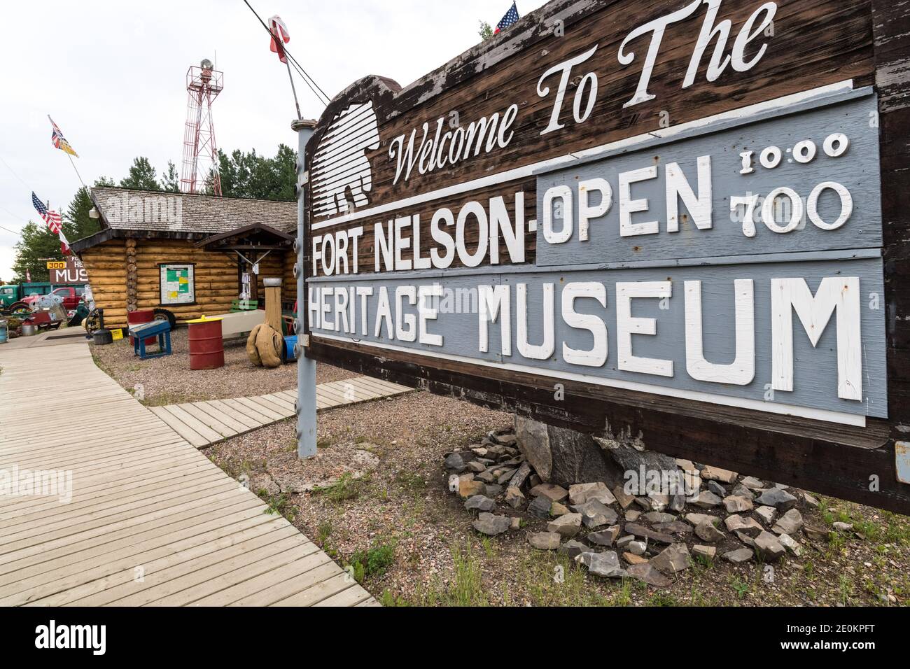 Artifacts from the building of the Alaska Highway Project on display at ...