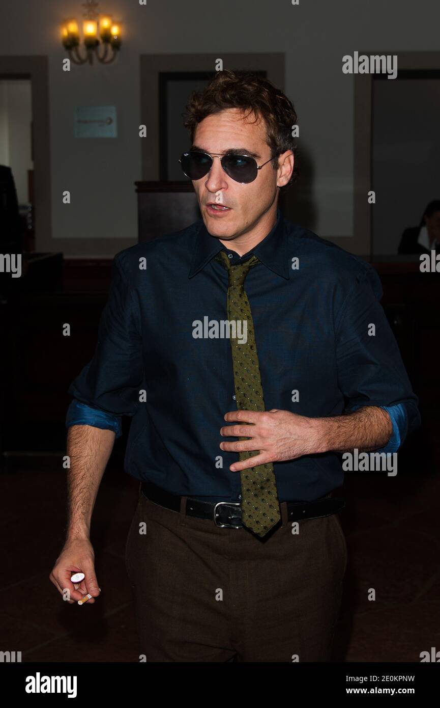 Joaquin Phoenix spotted during the 69th Venice Film Festival held at ...