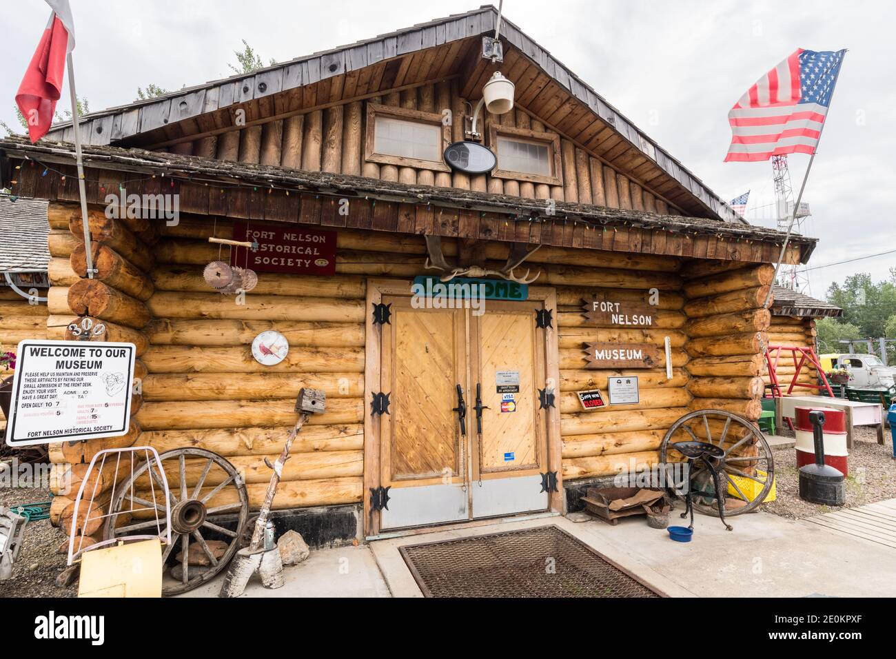 Artifacts from the building of the Alaska Highway Project on display at ...