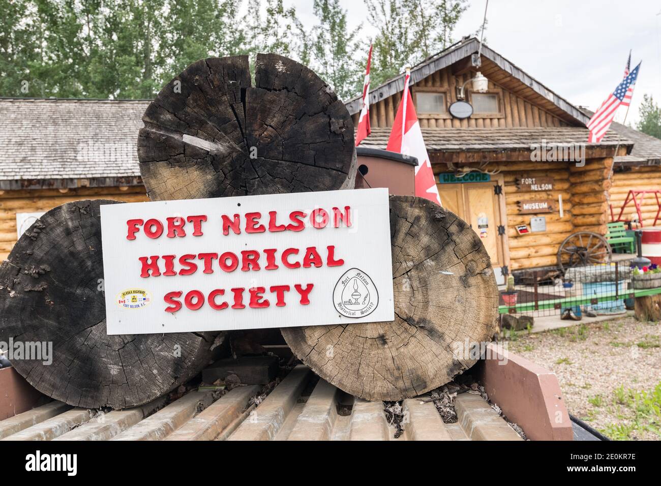 Artifacts from the building of the Alaska Highway Project on display at ...