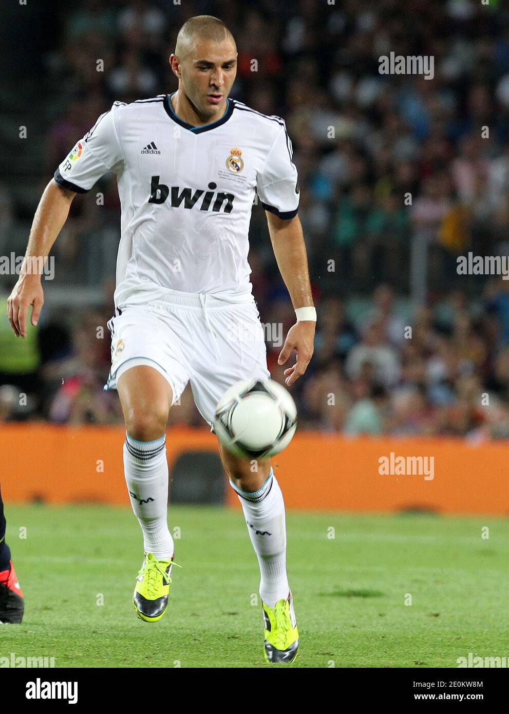 Real Madrid's Karim Benzema during the Spanish Supercup first-leg ...