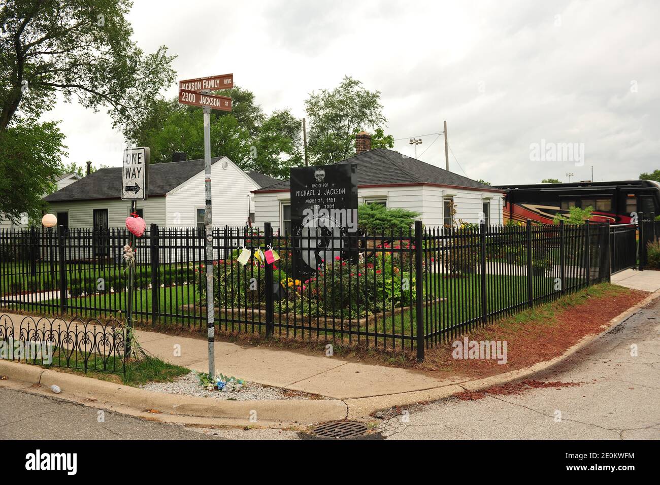 Michael jackson childhood home hi-res stock photography and images - Alamy