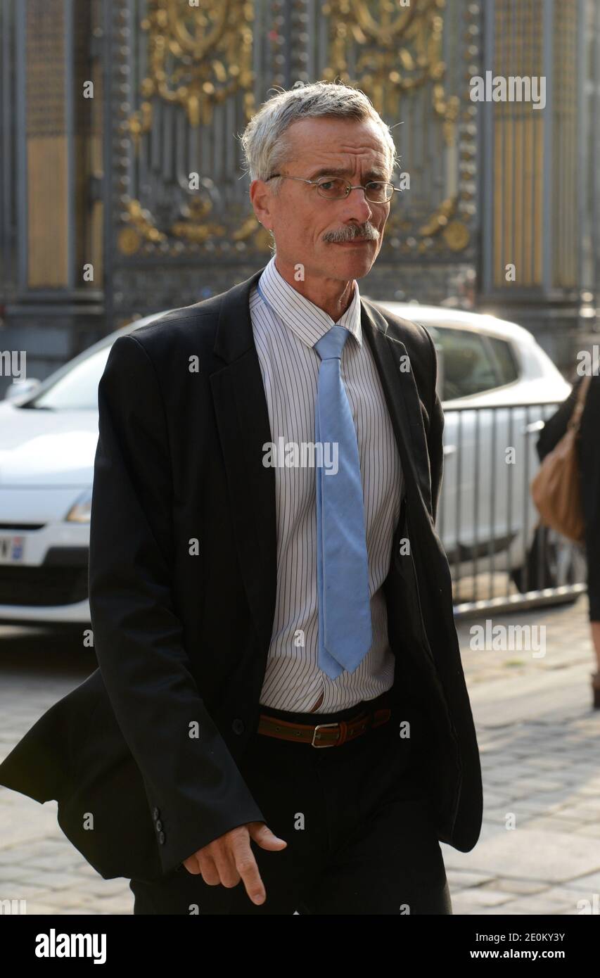 French judge Renaud Van Ruymbeke arrives at the courthouse in Paris ...