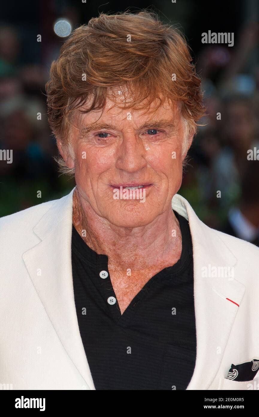 Robert Redford and Sibylle Szaggars attending The Company You Keep ...