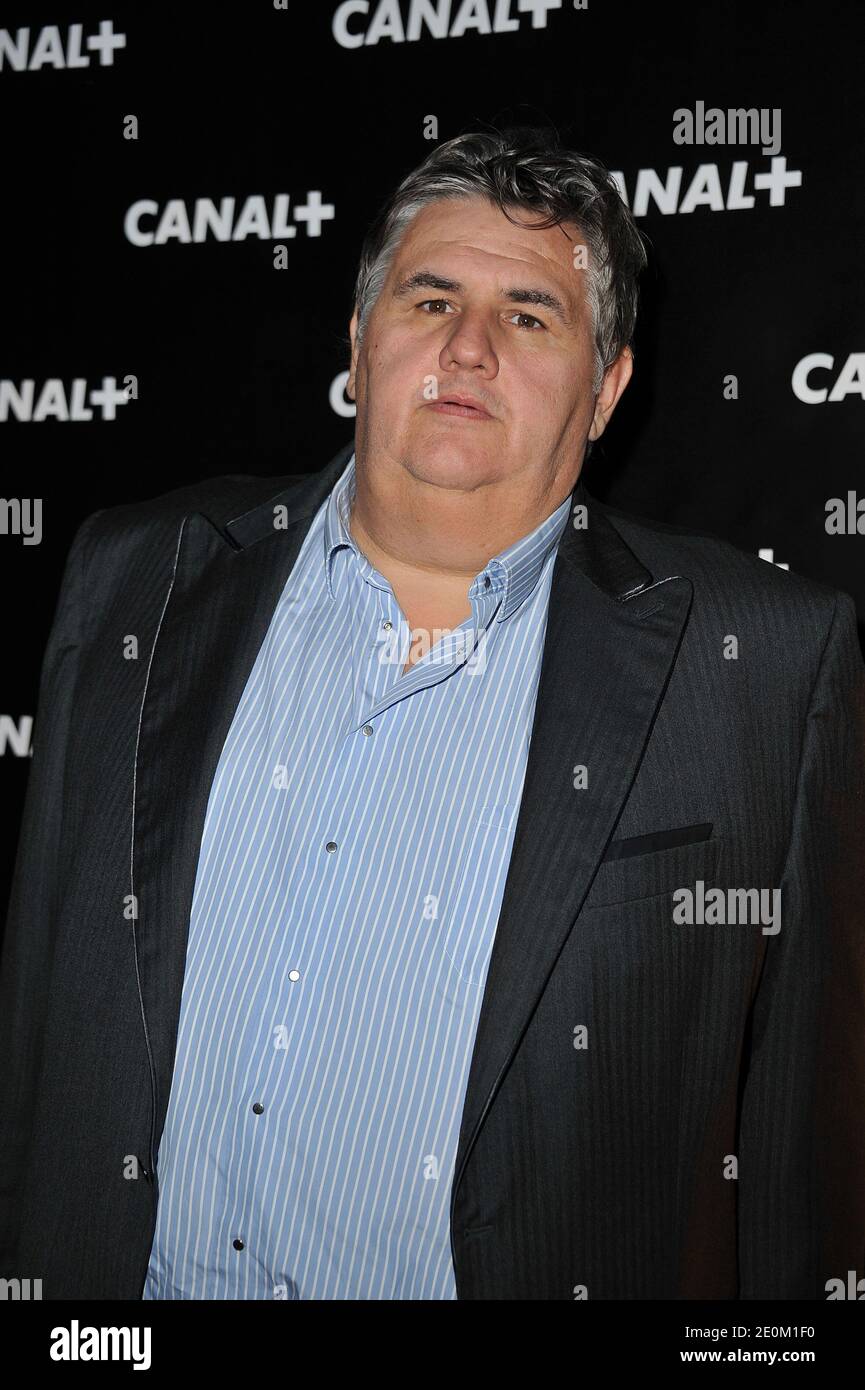 Pierre Menes arriving at the Canal Plus Party to present the programs ...